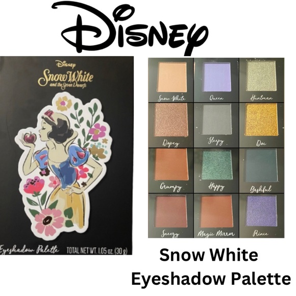 Disney | Makeup | New Disney Snow White The Seven Dwarfs Eyeshadow ...